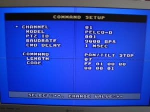 JP Surveillance DVR - PTZ Camera Controls
