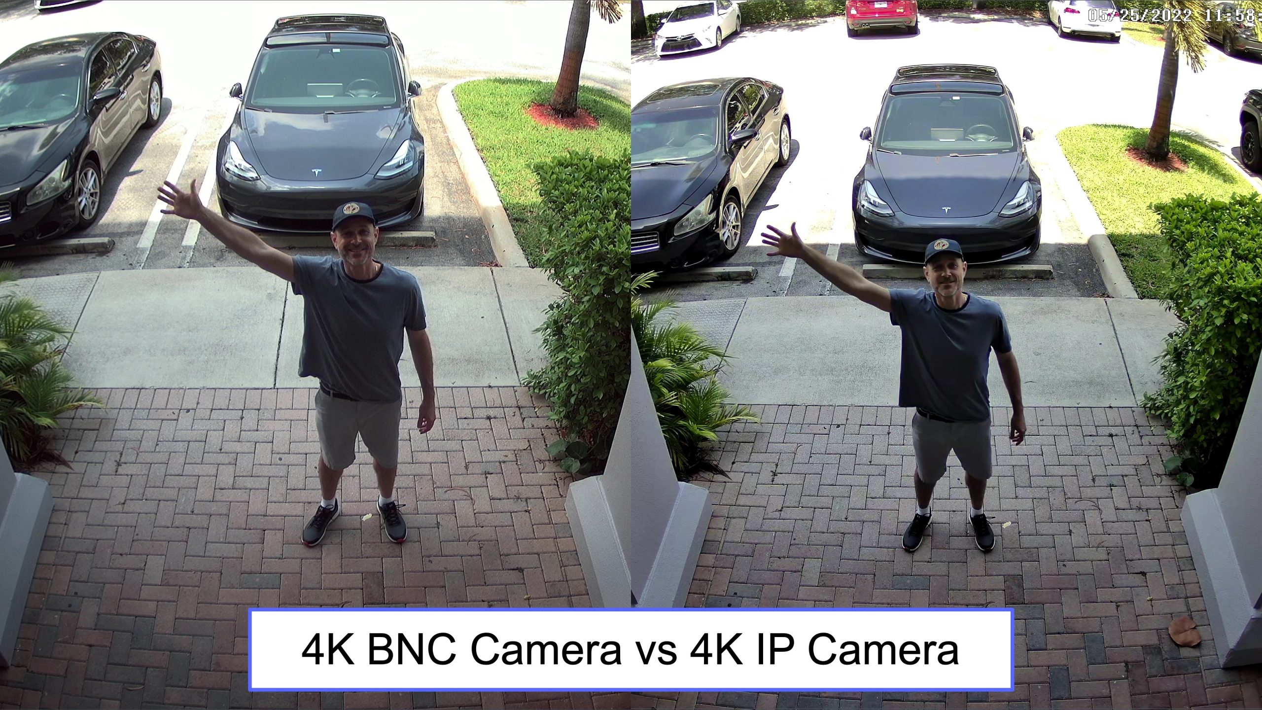 4K BNC Camera Vs 4K IP Camera Video Resolution Comparison 4K BNC Camera Vs 4K IP Camera Video Resolution Comparison