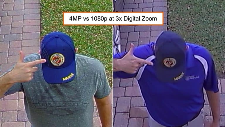 180 Security Camera Comparison - 4MP vs 1080p