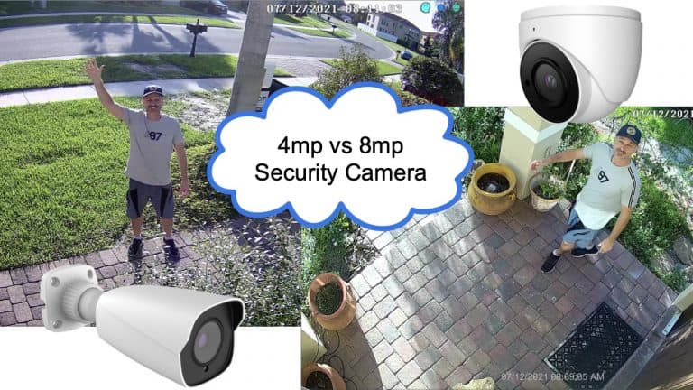 4mp vs 8mp Security Camera, 4K vs 4mp Security Camera