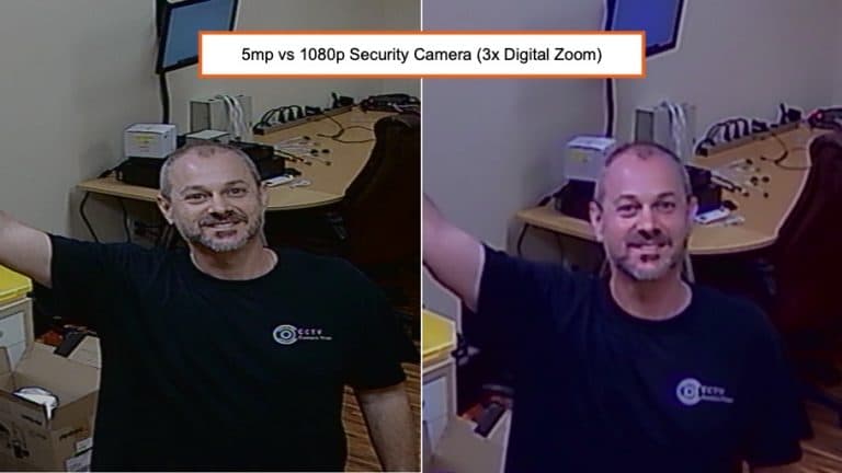 1080p vs 5mp Security Camera (CCTV Video Comparison)