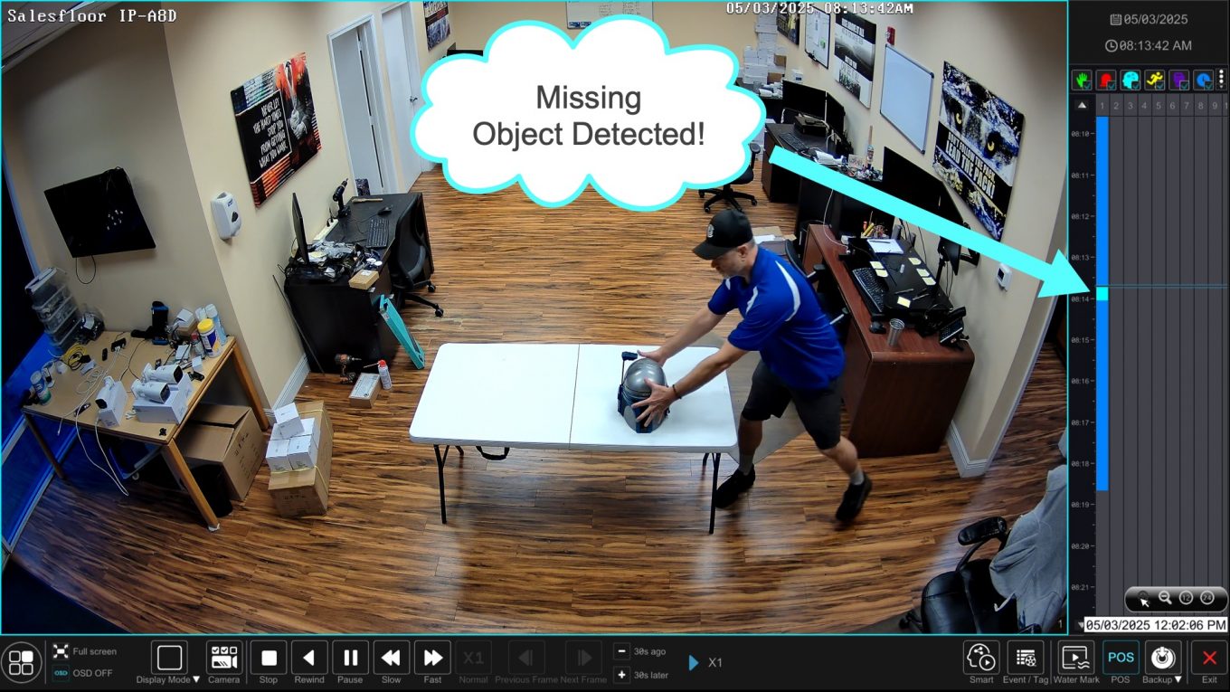 Viewtron AI Security Camera: Missing Object Detection