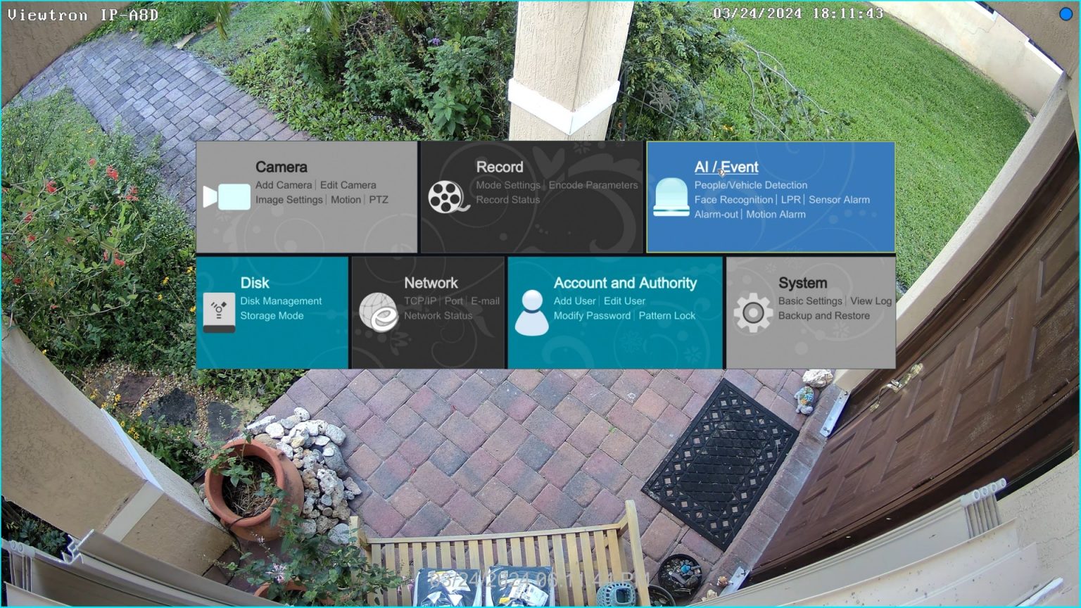 Viewtron AI Camera Line Crossing Detection & Human Detection