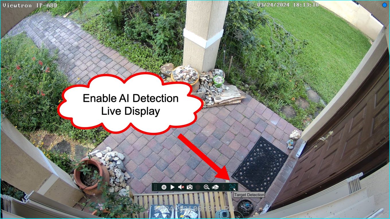 Viewtron AI Camera Line Crossing Detection & Human Detection