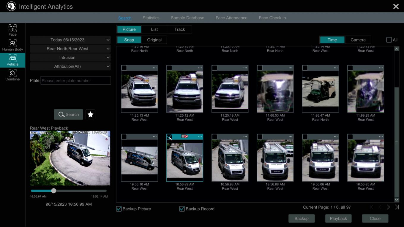 How-to Search & Playback Recorded AI Security Camera Events