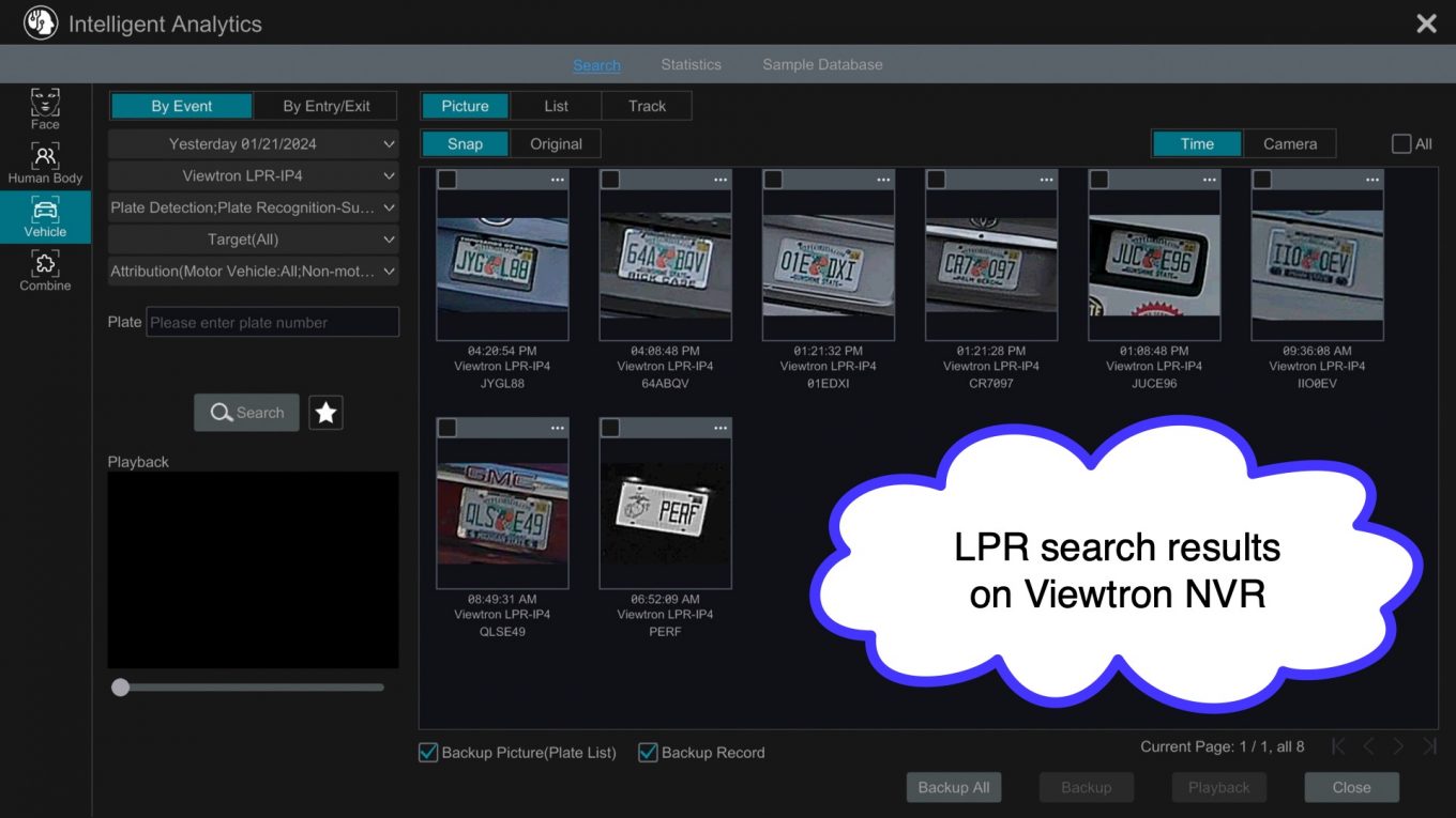 Night Time License Plate Capture w/ Viewtron LPR Camera
