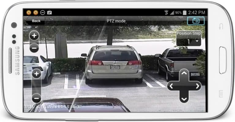 Android CCTV App with PTZ Camera Controls