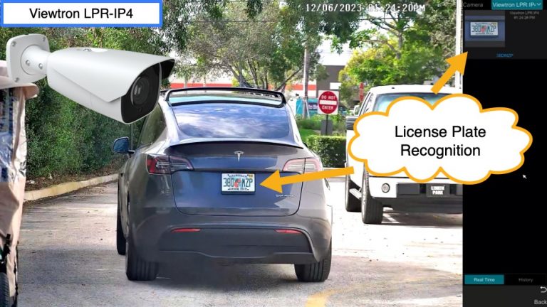 4mp LPR Camera License Plate Detection Software Testing
