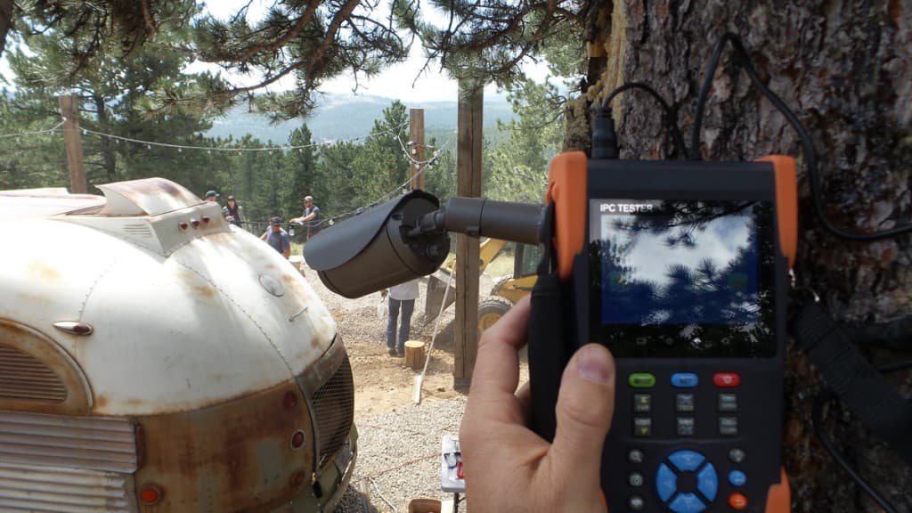 Surveillance System Installation Using CCTV Test Monitor