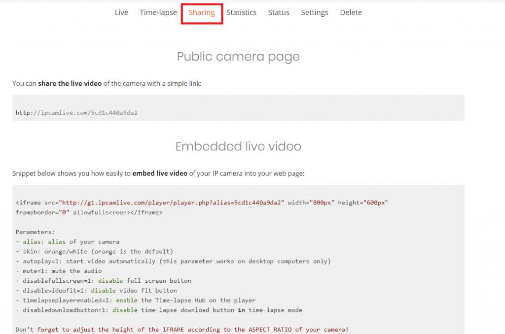 How-to Setup IP Camera Streaming to a Website for Free