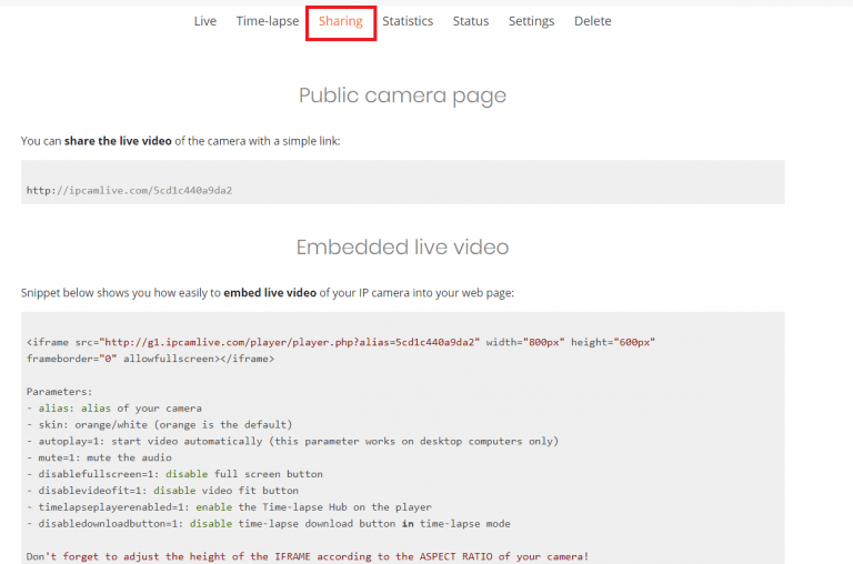 How-to Setup IP Camera Streaming to a Website for Free