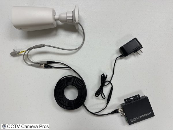 HDMI Security Camera Connection to TV Monitor