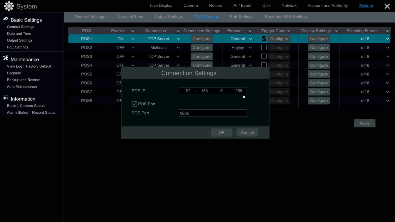 POS Text Overlay / Cash Register Camera (POS Camera System)