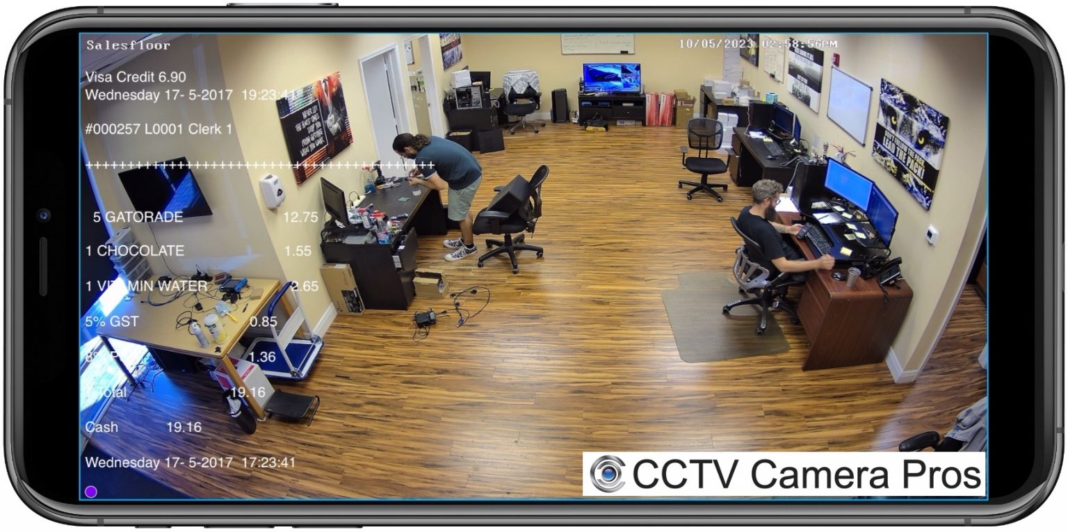 POS Text Overlay / Cash Register Camera (POS Camera System)