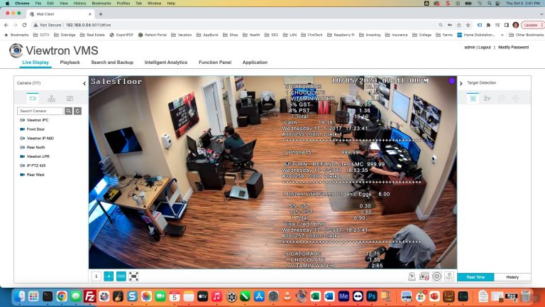 POS Text Overlay / Cash Register Camera (POS Camera System)