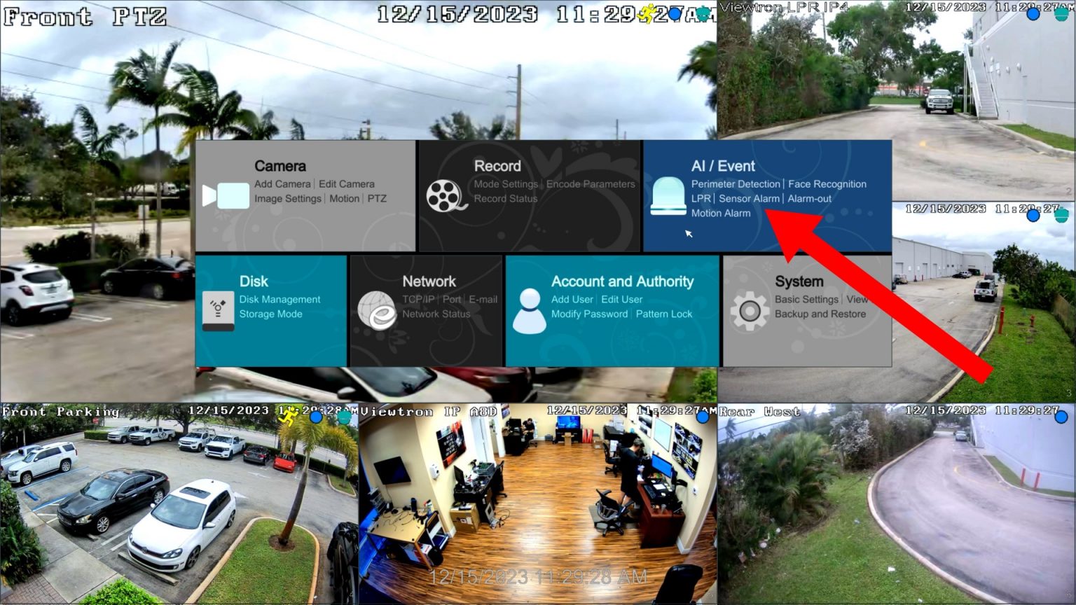 Magnetic Door Sensor / Alarm Input Recording on Viewtron DVRs