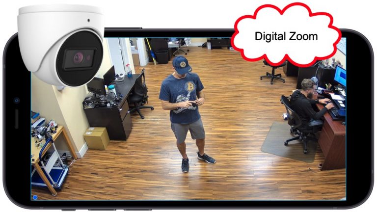 Viewtron Mobile App Digital Zoom Demo (iPhone & Android)