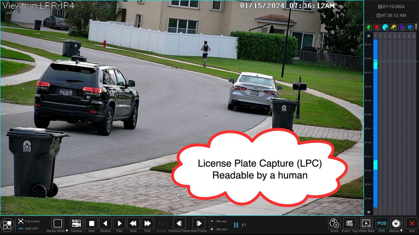 License Plate Capture Works Great with AI Security Camera