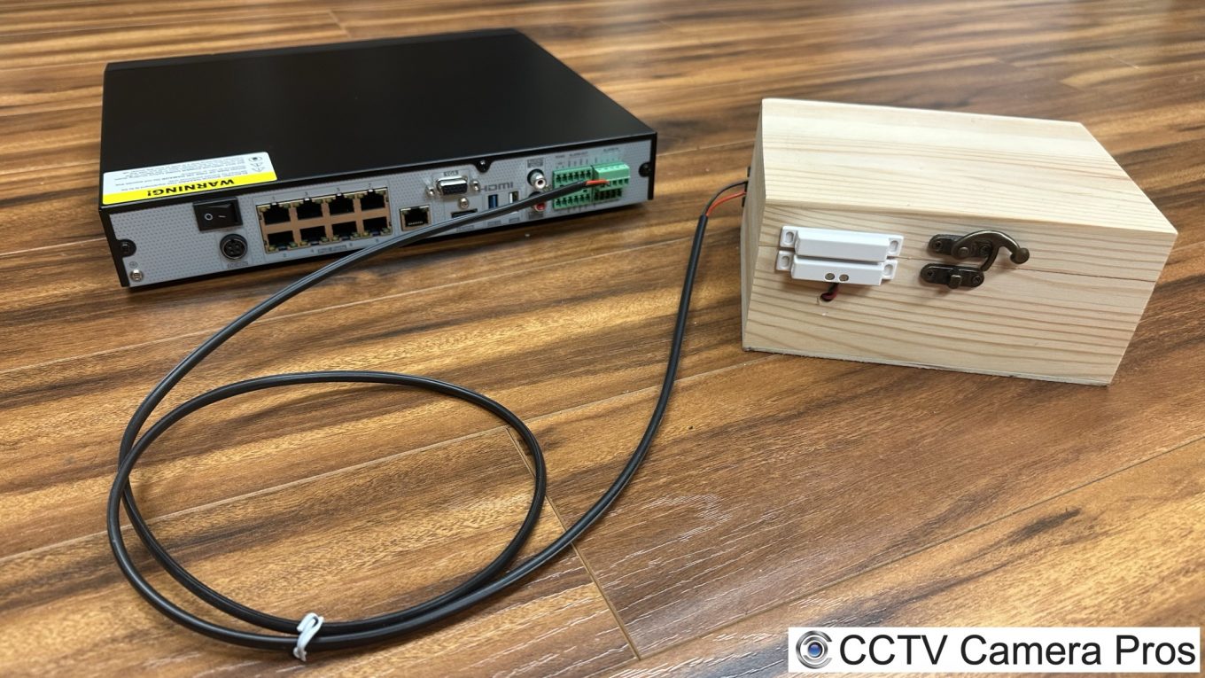 Magnetic Door Sensor / Alarm Input Recording on Viewtron DVRs