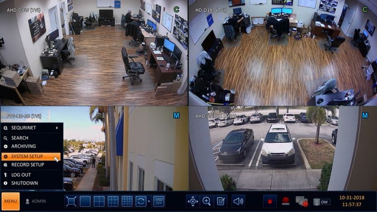 Record Video Surveillance Triggered by Burglar Alarm Sensors