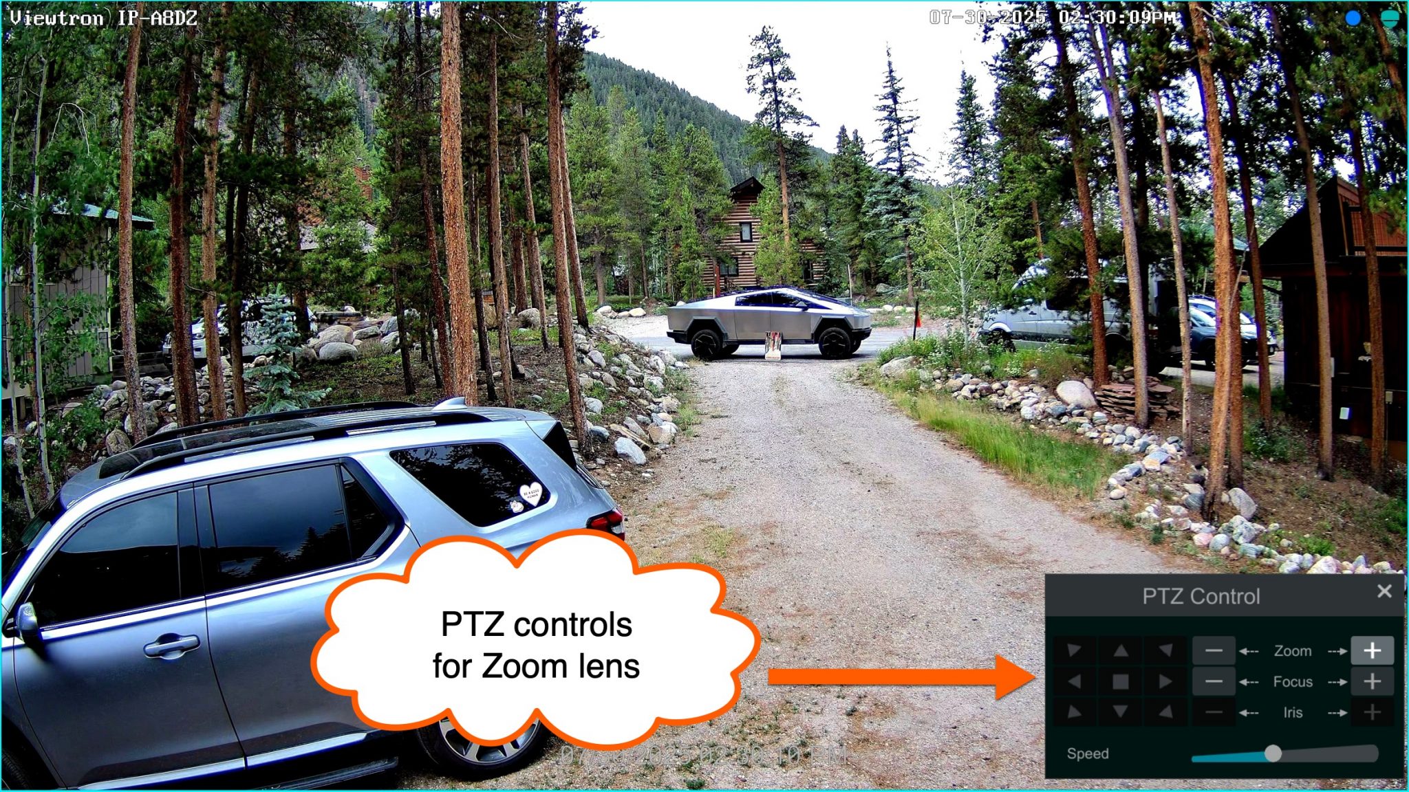 2.8-12mm Motorized Varifocal Lens 4K IP Camera Video Demo