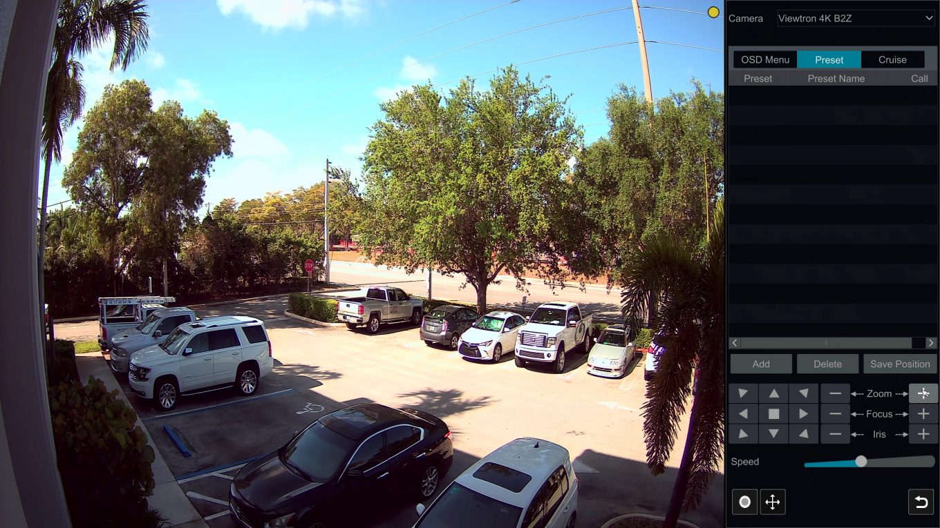 4K CCTV Camera with Motorized Zoom Lens