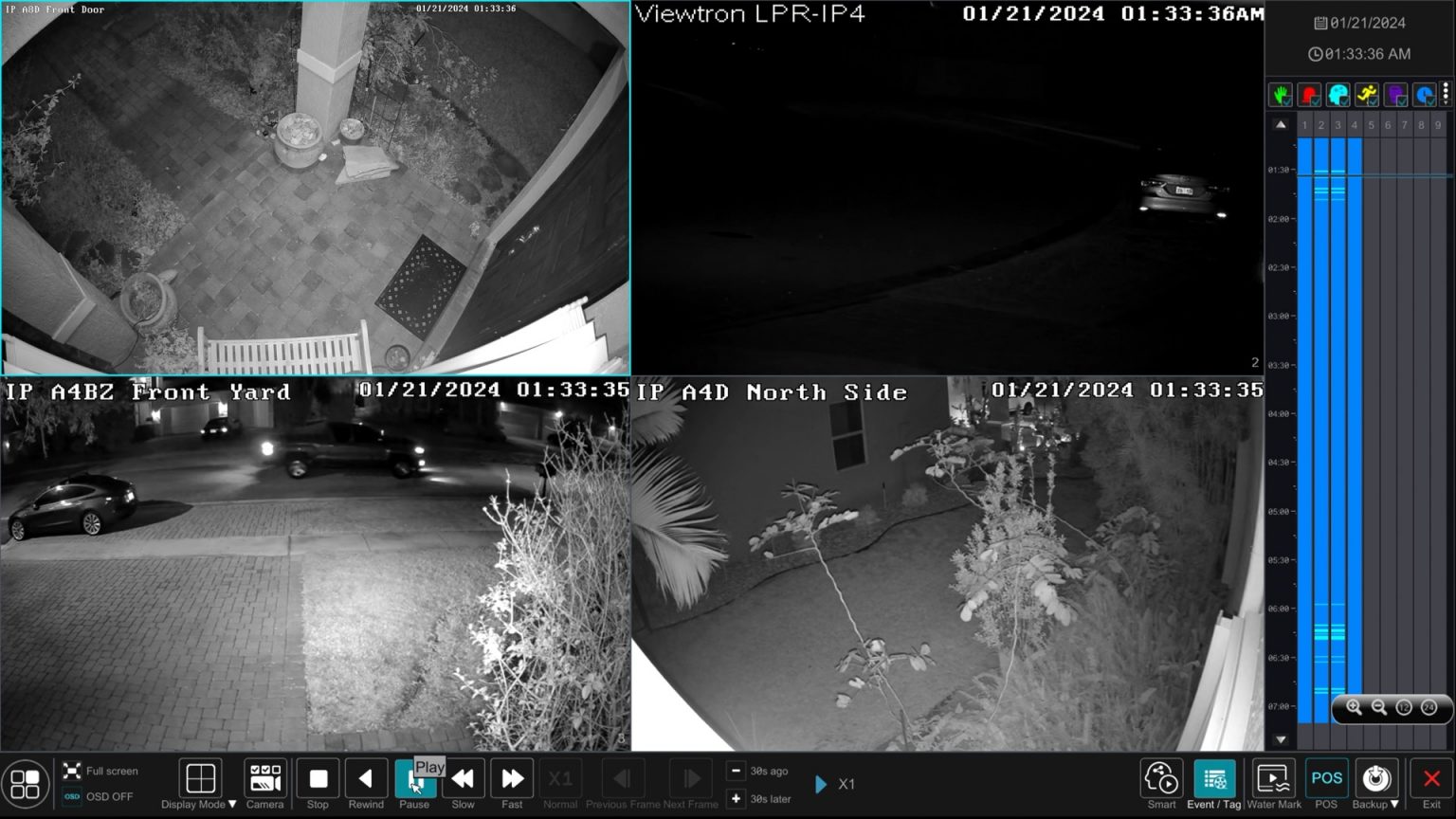 Night Time License Plate Capture w/ Viewtron LPR Camera