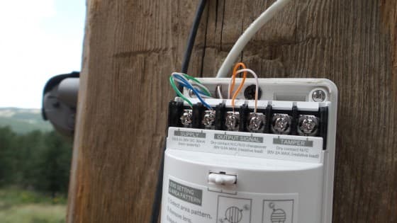 Video Surveillance System with Outdoor PIR Motion Detection