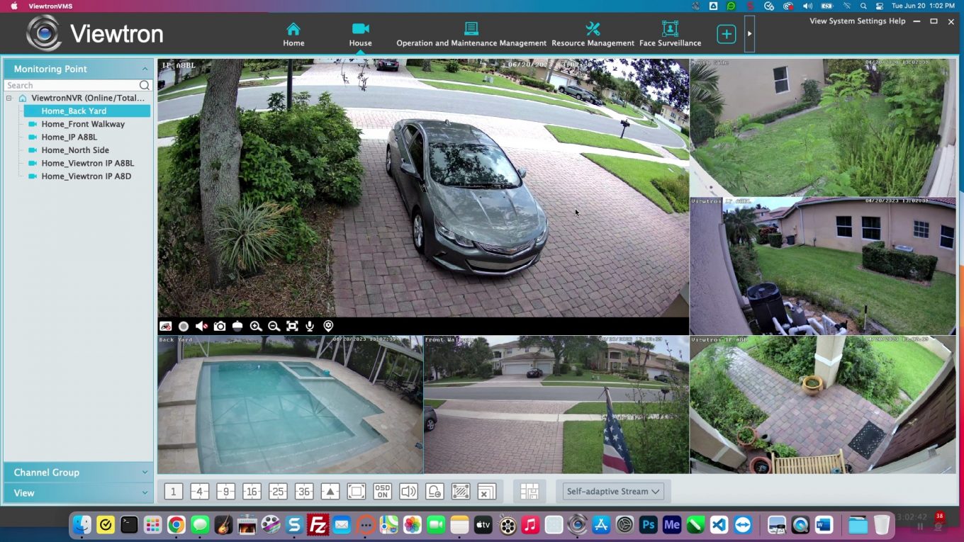 Remote Playback Security Camera Video, Viewtron PC Software