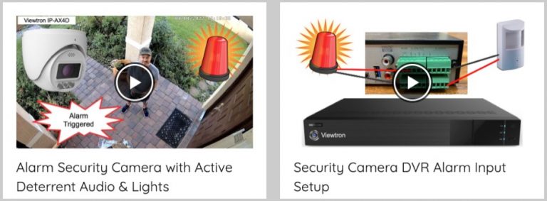 Setup Ip Camera Alarm Output To Trigger A Security Light