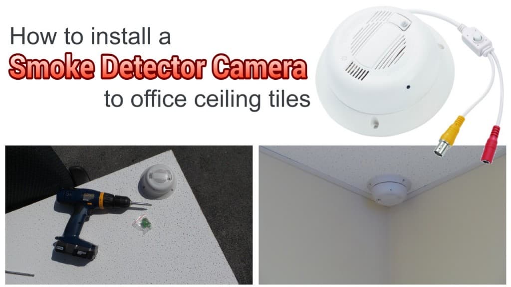 How to Install a Hidden Smoke Detector Security Camera