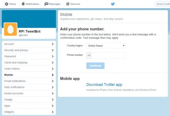 Raspberry Pi Twitter Project: Push Button, Camera Capture, Tweet Photo