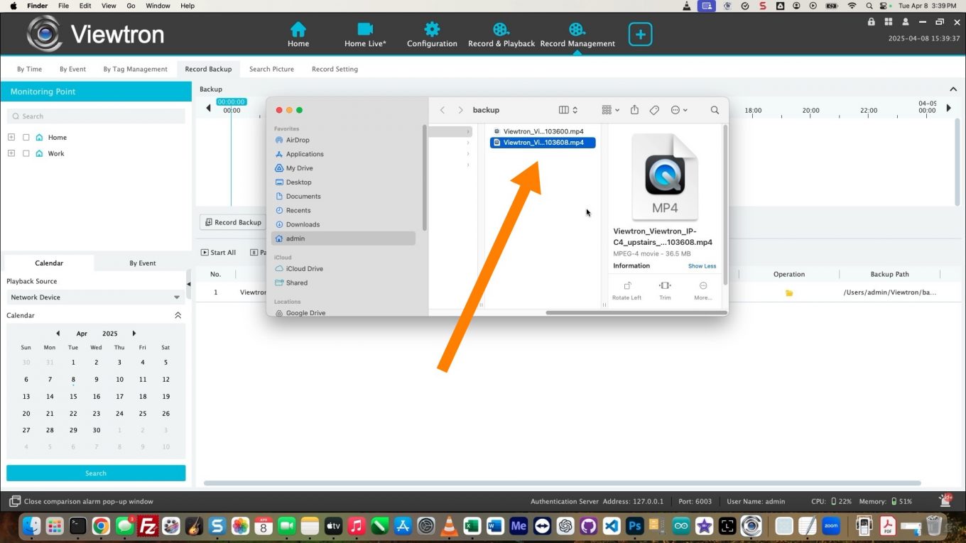 Remotely Backup Security Camera Video with VMS CCTV Software