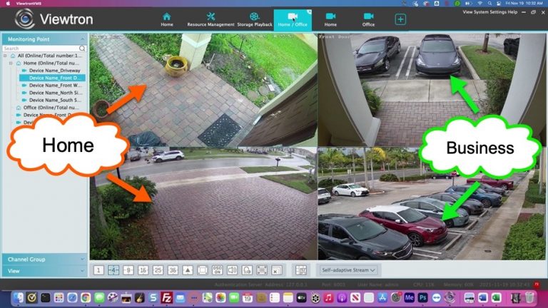 Remote View Security Cameras Installed at Multiple Locations